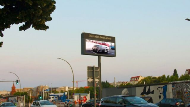 LED Billboard Mercedes Benz Arena - Unilumin Germany